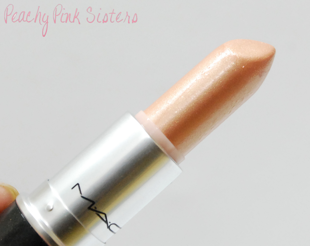 Peachy Pink Sisters: MAC Glaze Lipstick in 1N