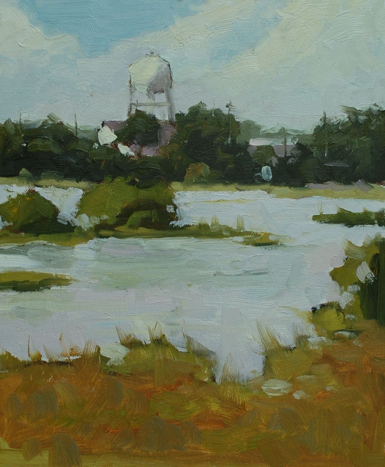 compelled to paint: the art of david boyd, jr.: Cemetery Point, Cedar Key