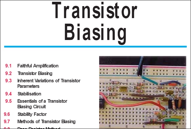 Transistor Biasing