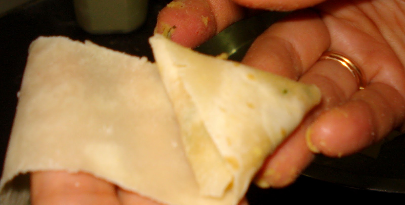 Moong Daal Patti Samosas - Ribbons to Pastas