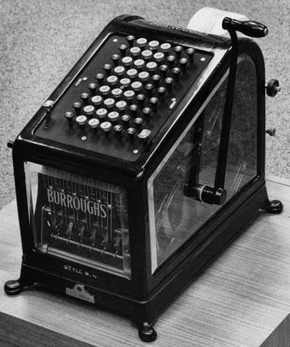 Efemerides de Tecnologia: 21 de agosto (1888) Burroughs patenta la ...