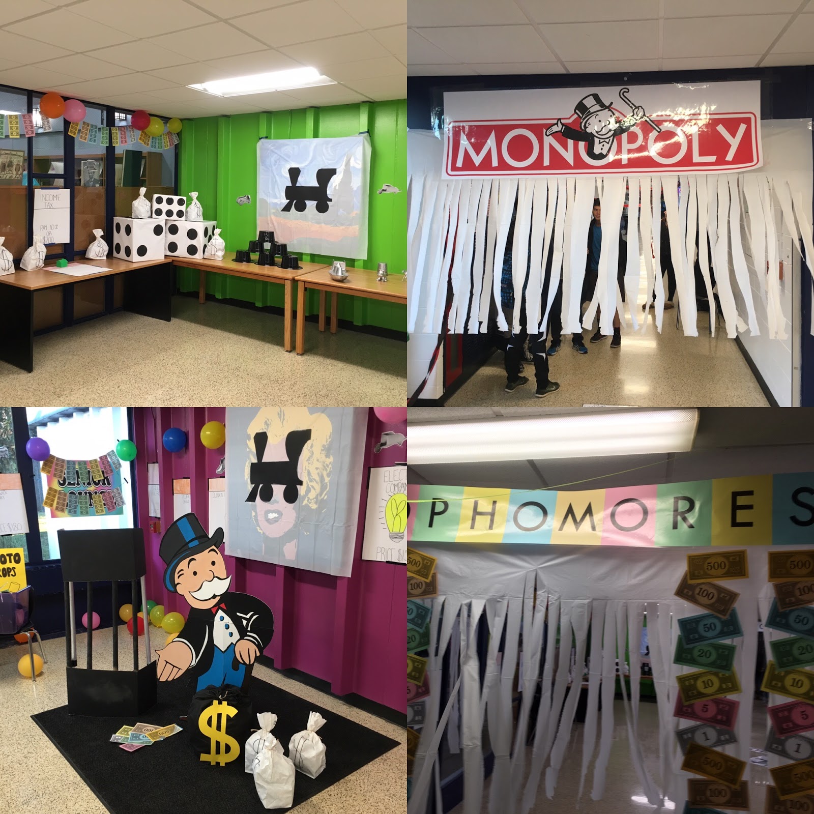 Spirit Week - Hallway Decorating