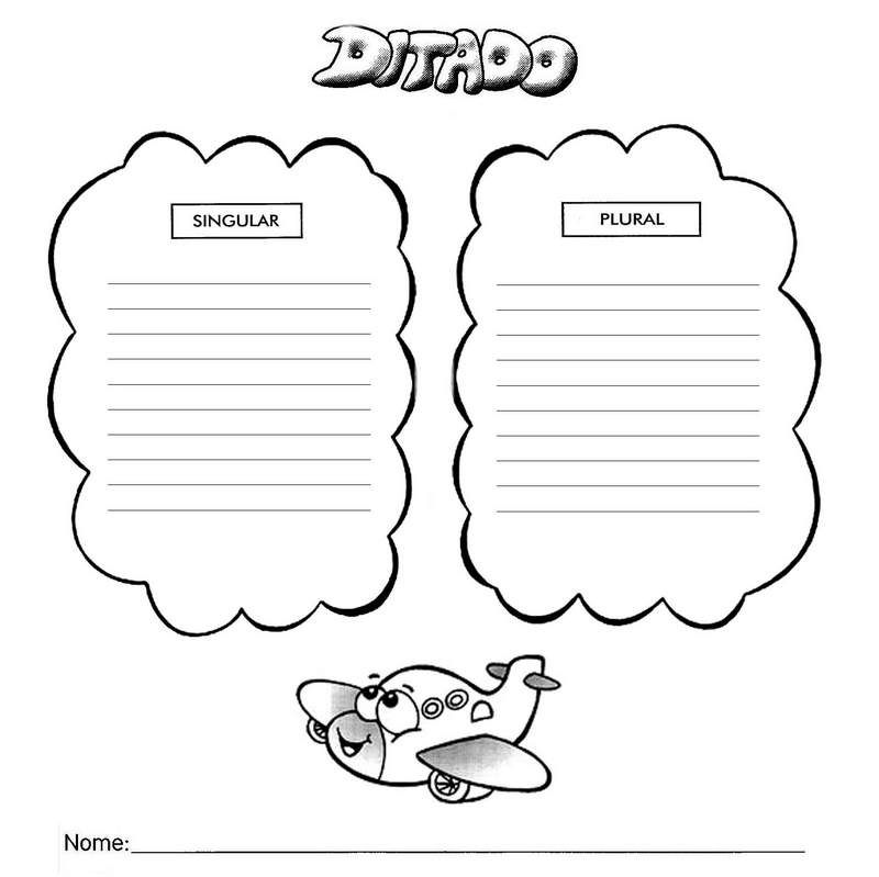 Fichas de Ditados para imprimir