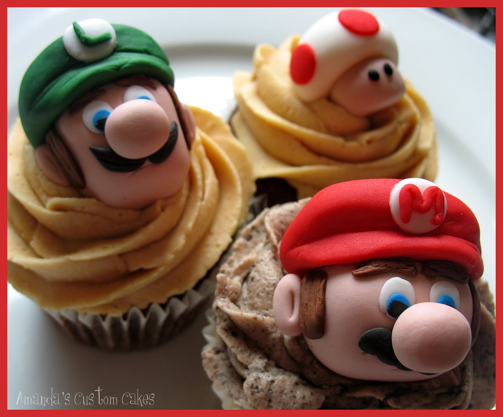 Amanda's Custom Cakes: Mario Kart Cupcakes