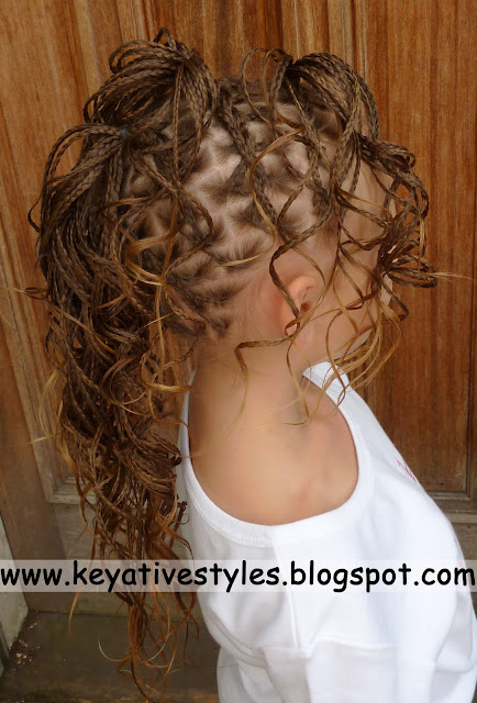 Keyative Styles: Mini Braid Mohawk