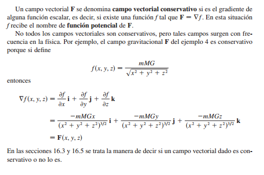 Calculo Vectorial: Clase #29: Campos Vectoriales Conservativos