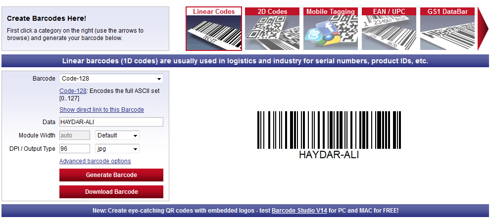 Cara Membuat Barcode / Kode Batang (QD Code Symbols, 2D Barcode, dan ...