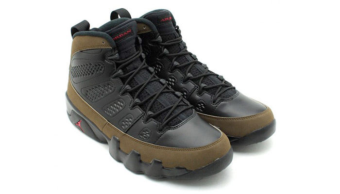 Jordan 9 "Olive" Sneaker Release