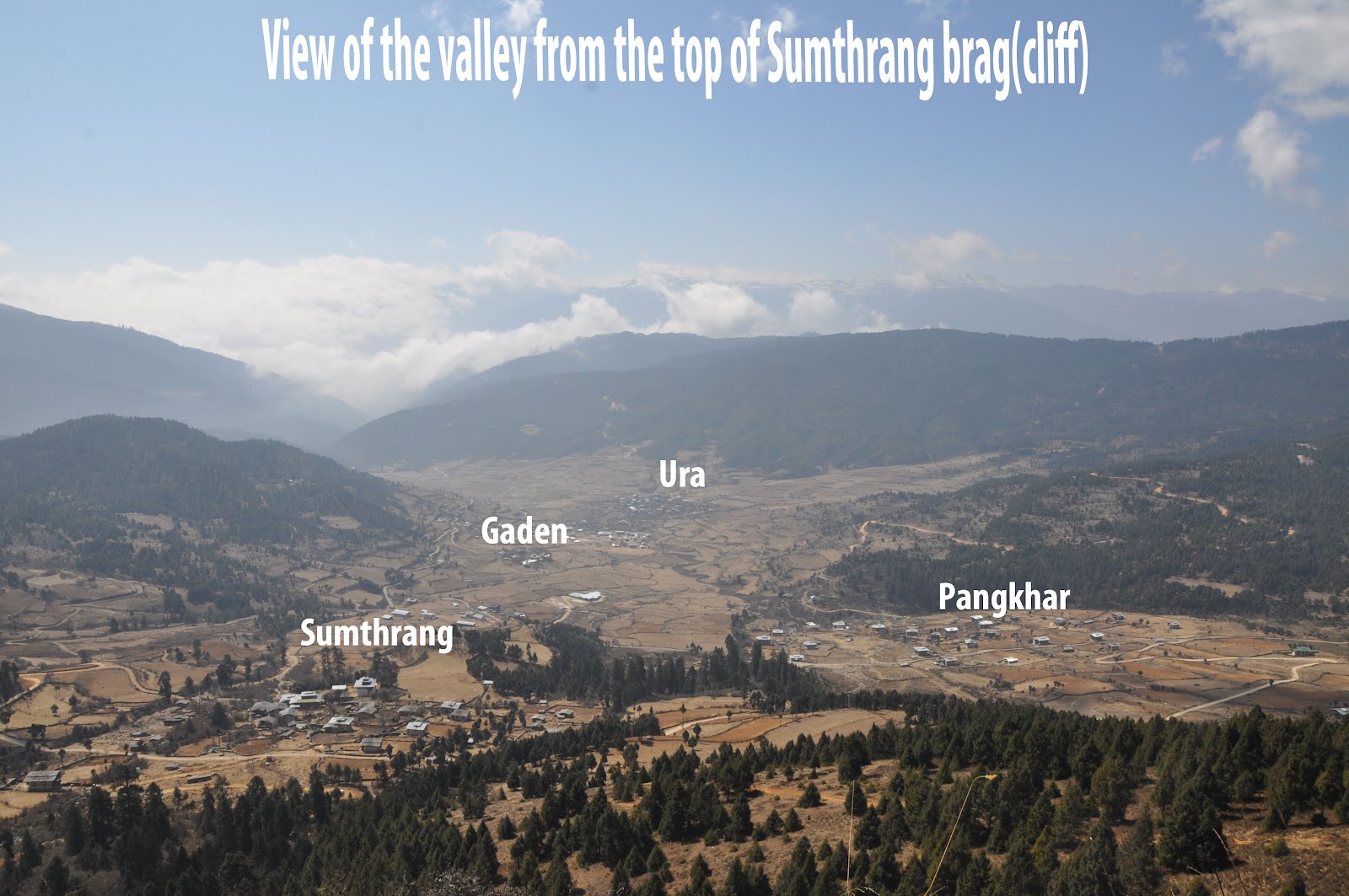 Sumthrang Monastery: Significance of Sombrang (sumthrang) Brag (cliff)