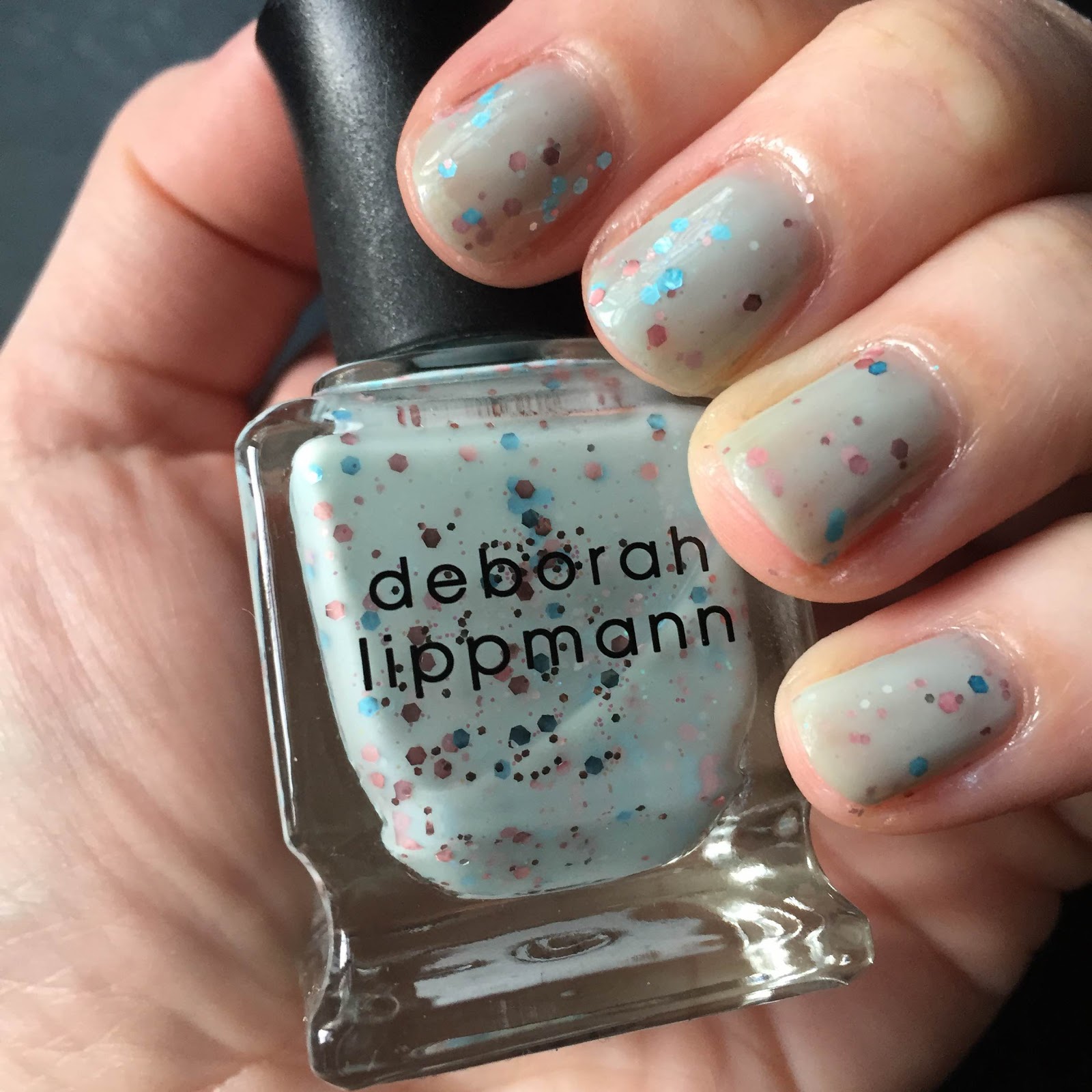 The Beauty of Life: My LA Bound Mani: Deborah Lippmann Glitter In The Air