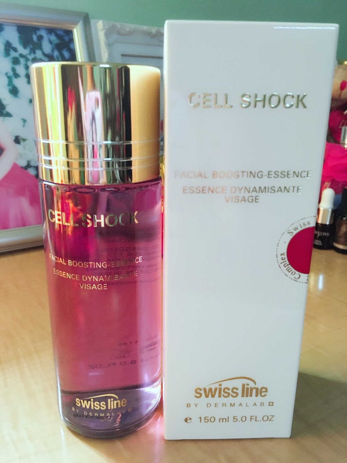 EVERGREEN LOVE: Swiss line Cell Shock Facial Boosting-Essence & Swiss ...