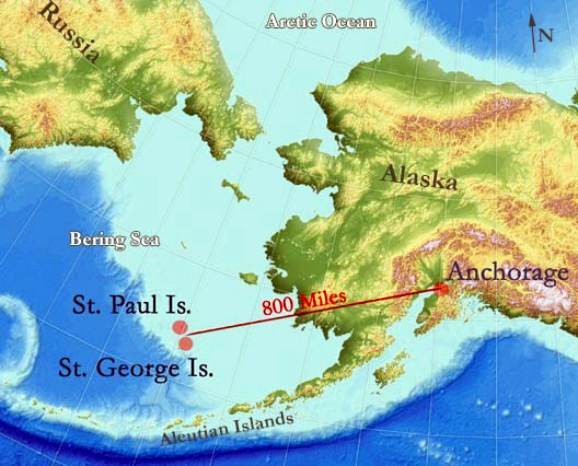 Ultima Thule: St. Paul and St. George, on the sub-arctic Pribilof ...