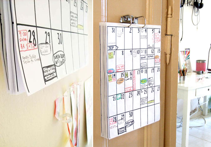 DIY-Project: Handmade Calenders