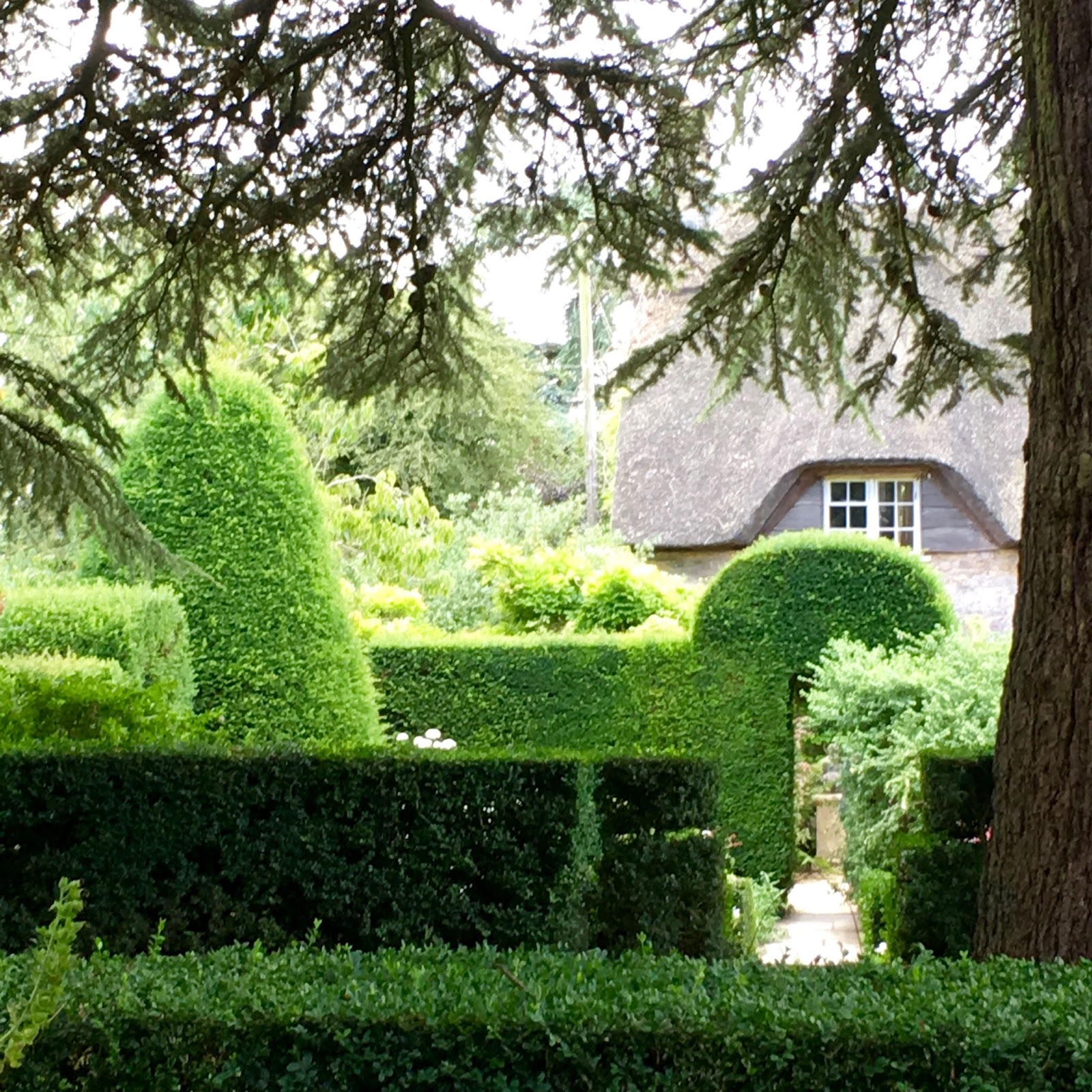 One day at Hidcote Manor Garden.