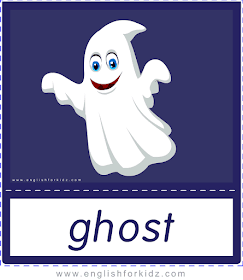 English for Kids Step by Step: Printable Halloween Flashcards: Spooky ...