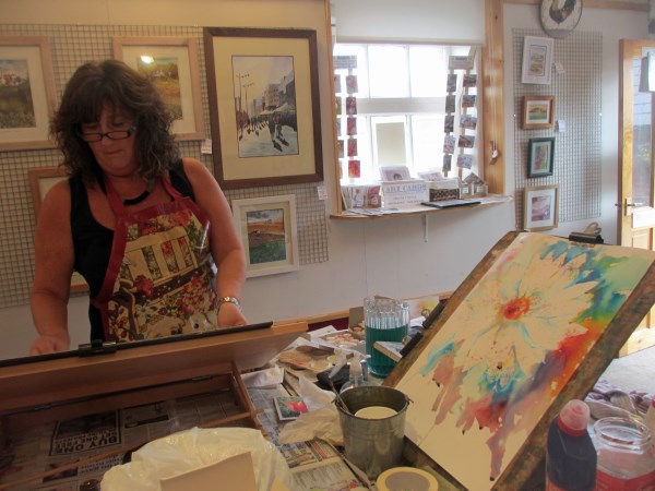 WATERCOLOURS BY POLLY BIRCHALL: BRUSHO WITH JOANNE BOON THOMAS