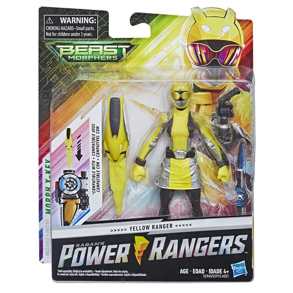 Power Rangers Beast Morphers 6" Figures Box Art & Character Bios ...
