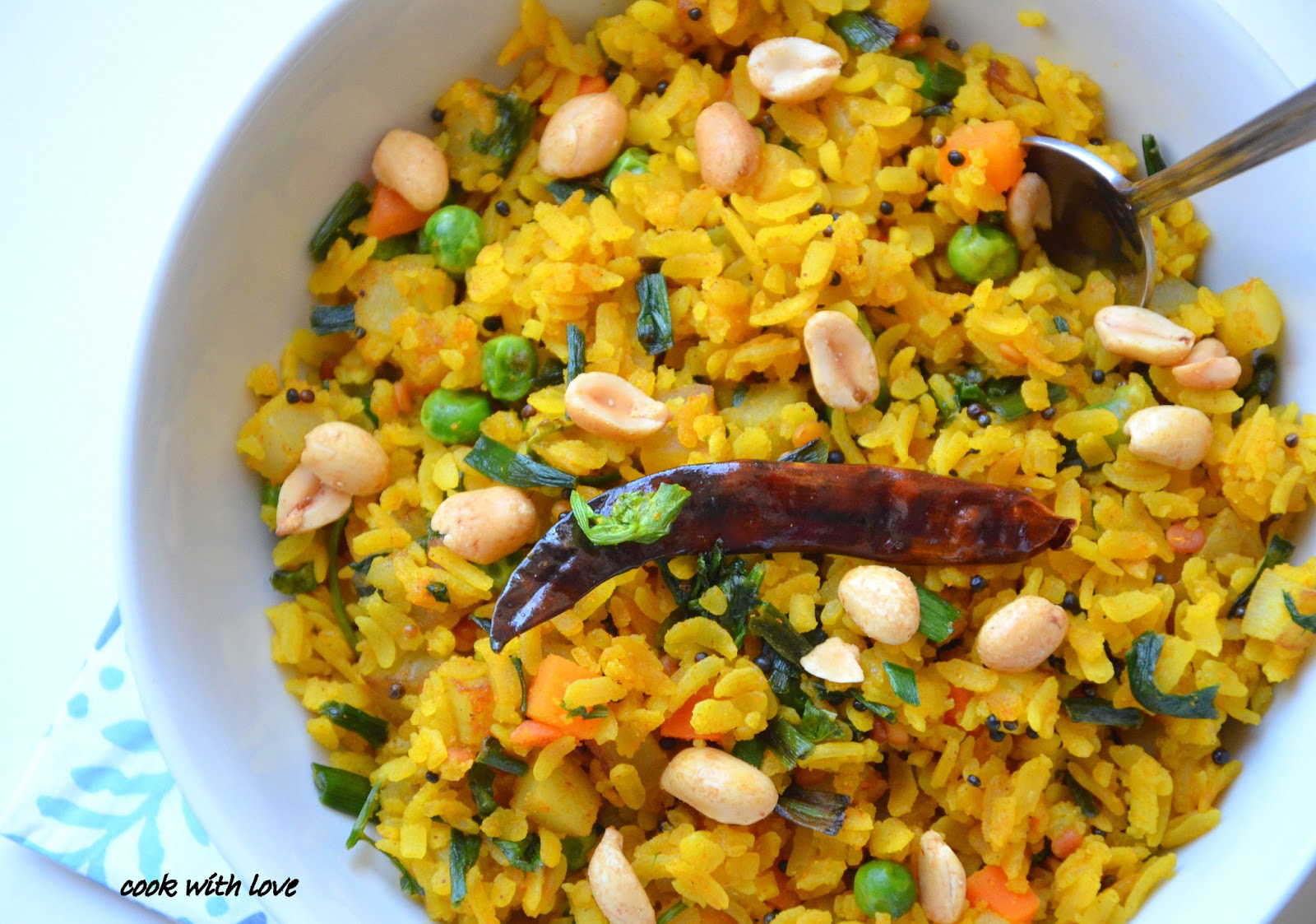 Poha, a dish from my childhood