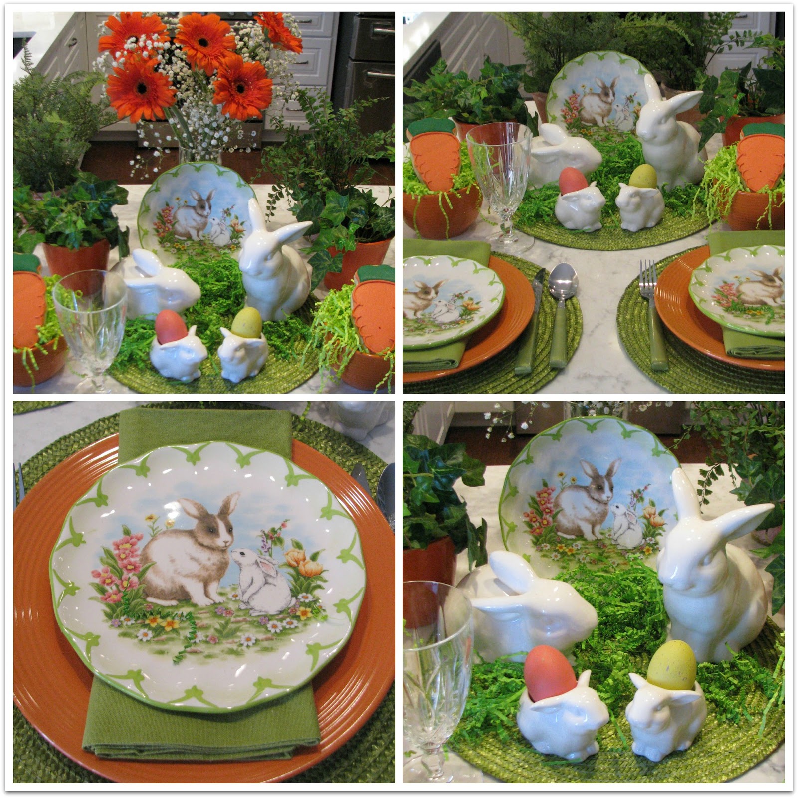 JBigg: Life in Kentucky: Easter Scape With Rabbits & Eggs