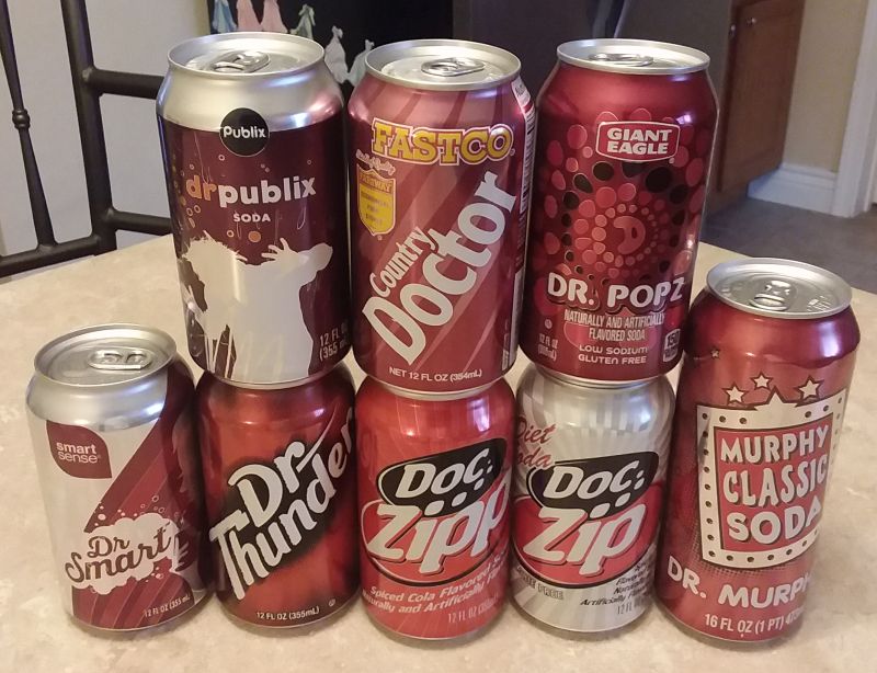 Soda Can Collection: A Box of Dr. Clones