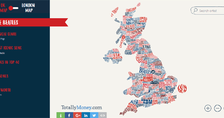 Maps Mania: The Great British Music Map