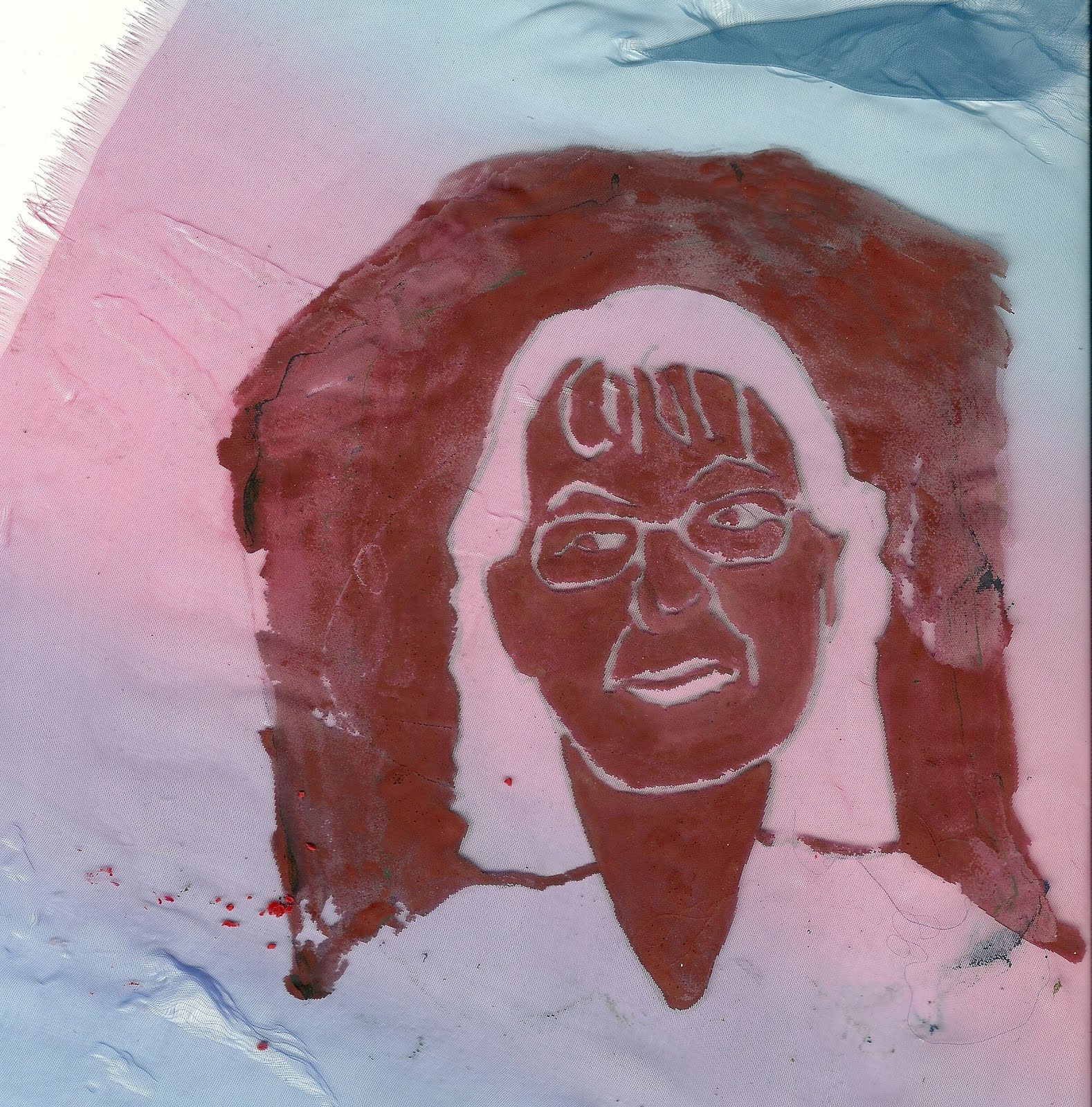 printmaking: self portrait made easy