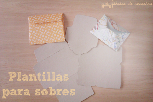 La fábrica de secretos: DIY: Plantillas para sobres