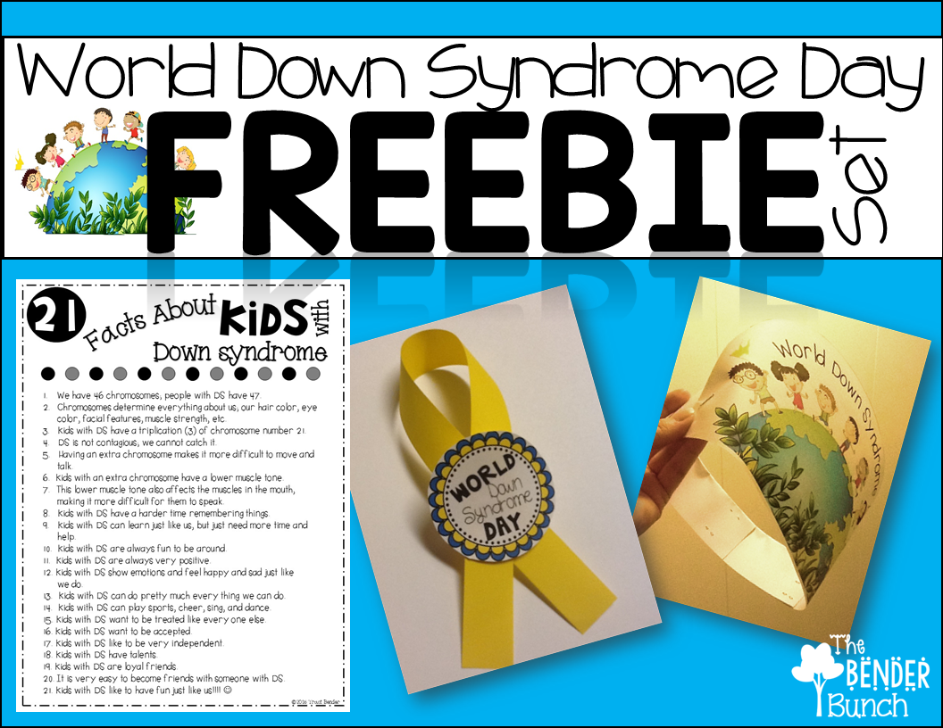 The Bender Bunch: Celebrate World Down Syndrome Day on 3/21