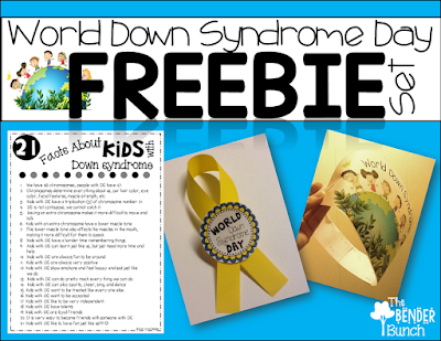 The Bender Bunch: Celebrate World Down Syndrome Day on 3/21