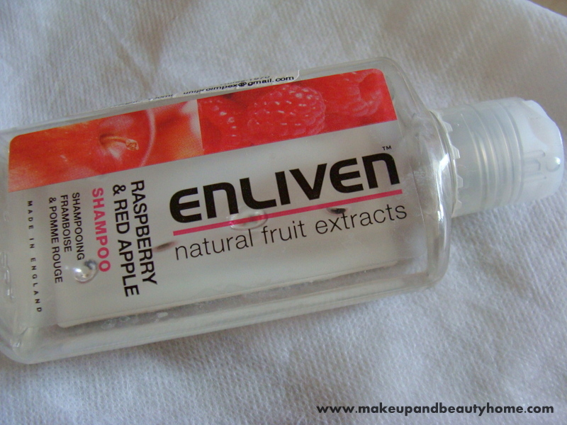Enliven Raspberry and Red Apple Shampoo Review