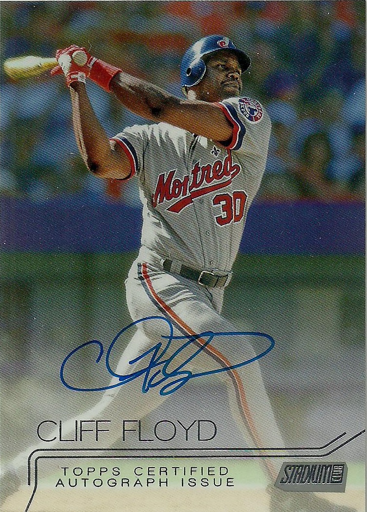Hell's Valuable Collectibles: Cliff Floyd Autograph Card