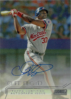 Hell's Valuable Collectibles: Cliff Floyd Autograph Card