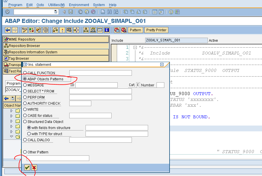 SAP TECH: Basic OO-ALV Report ( SE80 )
