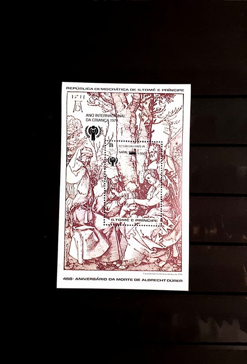 Stamps and albums for sale: Durer,Van Gogh,Picasso,PHILEXAFRIQUE