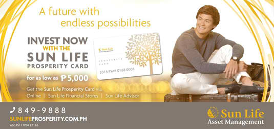 Invest Now with the Sunlife Prosperity Card - Nheng's Wonderland