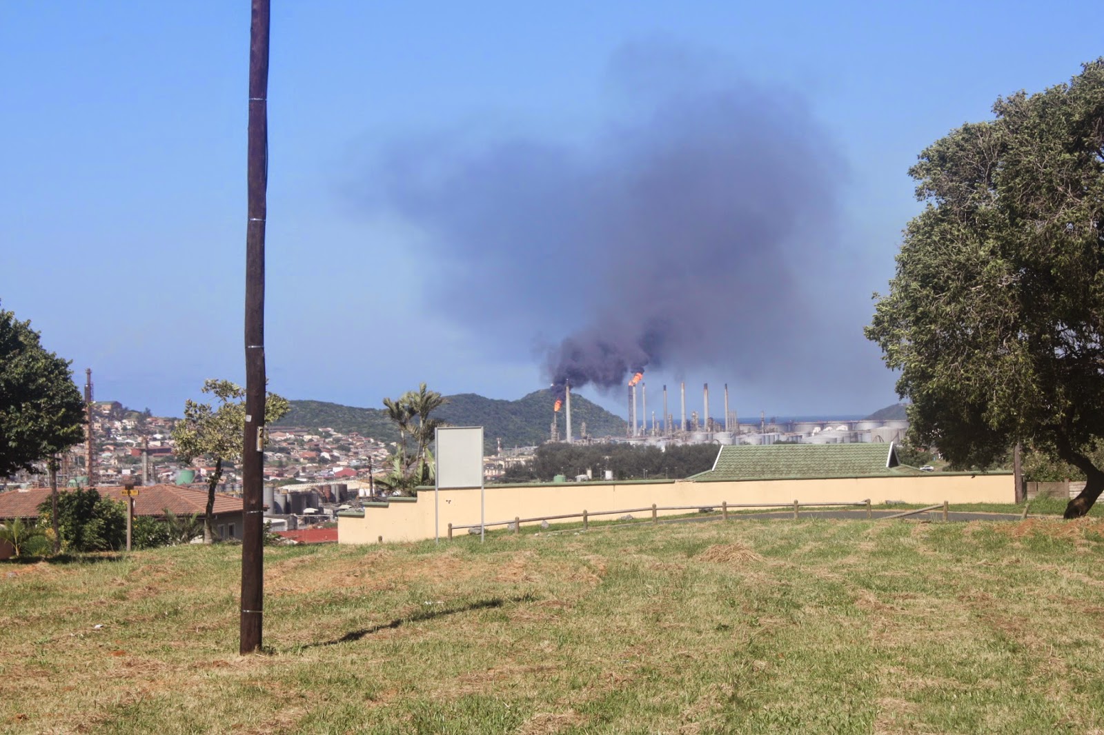 Fires Flare at Sapref Refinery in South Durban – SDCEA