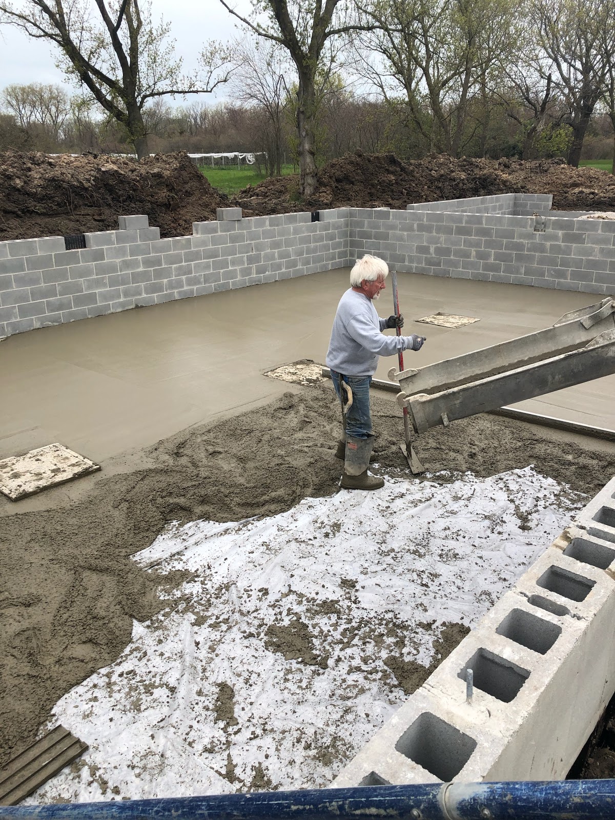 Our House - Kelleys Island: Southaven - Foundation wrap-up