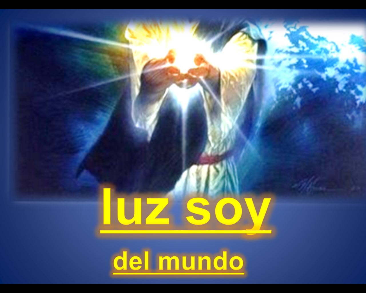 ¡MANA DEL CIELO!: ¡JESÚS LA LUZ DEL MUNDO!