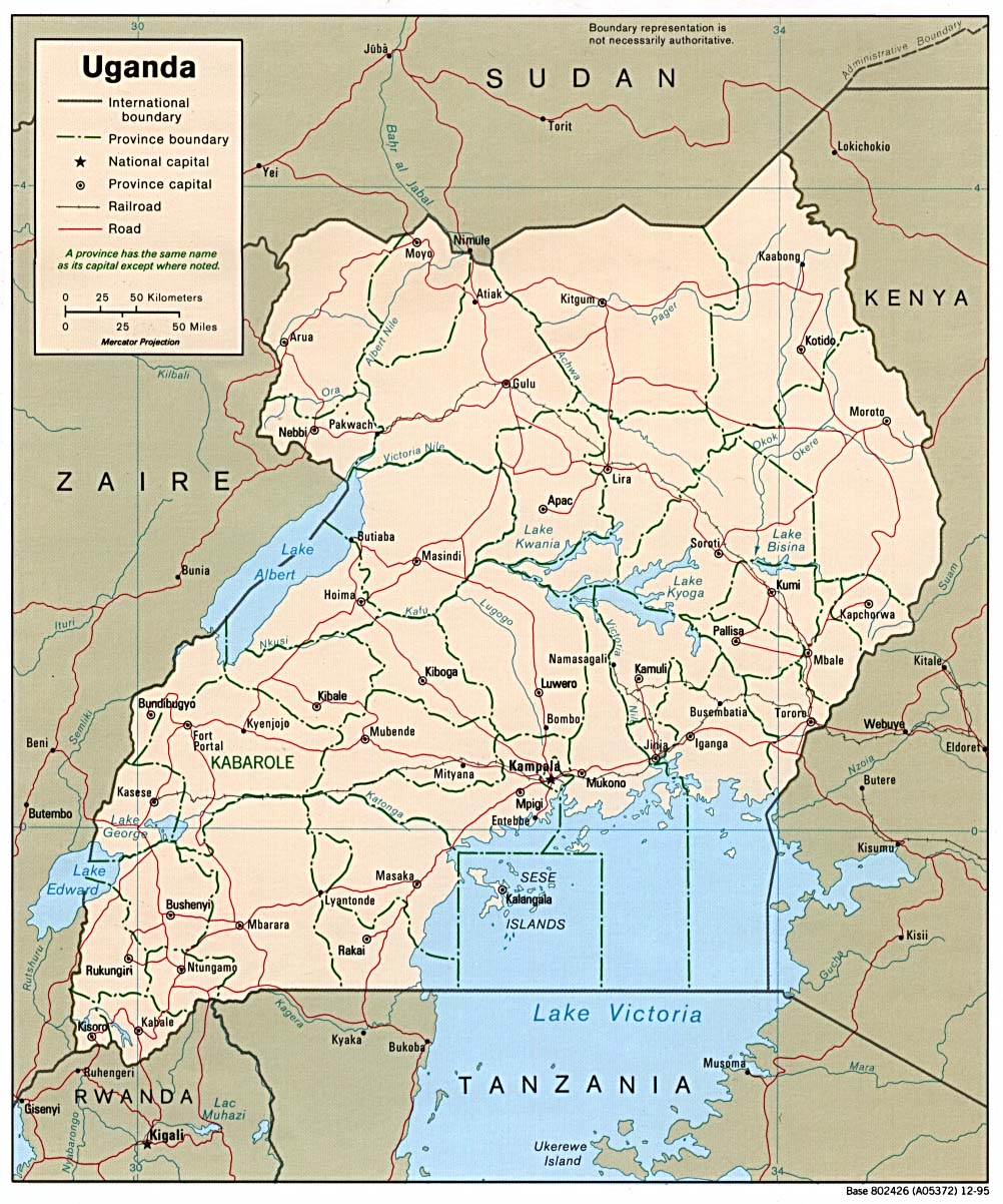 CARTES DE L'OUGANDA - Encyclopédie Globale™