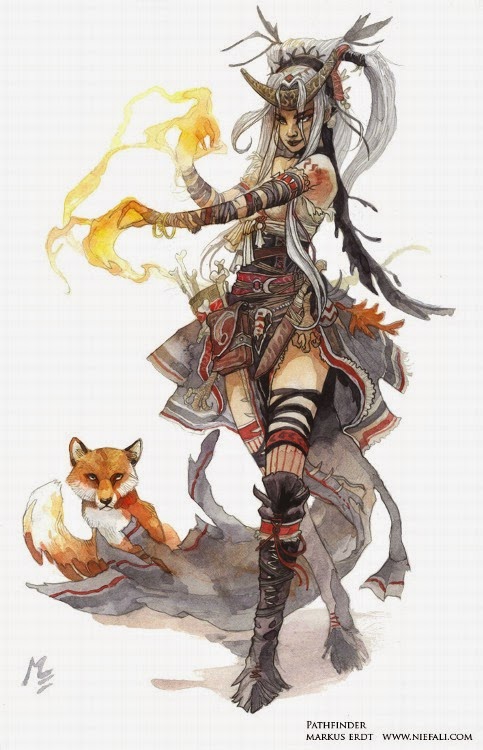 The Other Side blog: Feiya, Pathfinder Iconic Witch