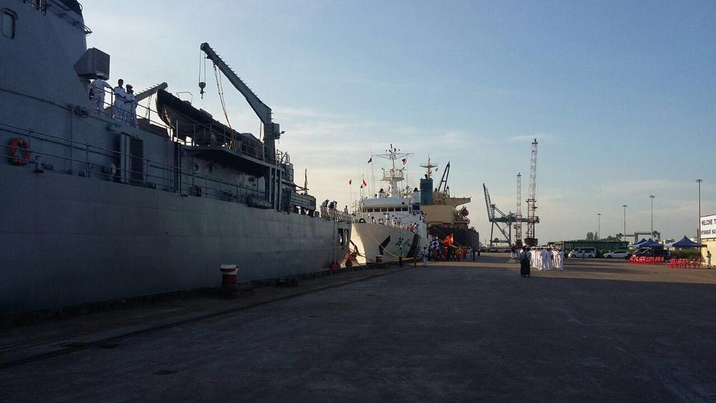 Asian Defence News: Indian Navy ships Tir, Sujata & ICGS Varuna berthed ...