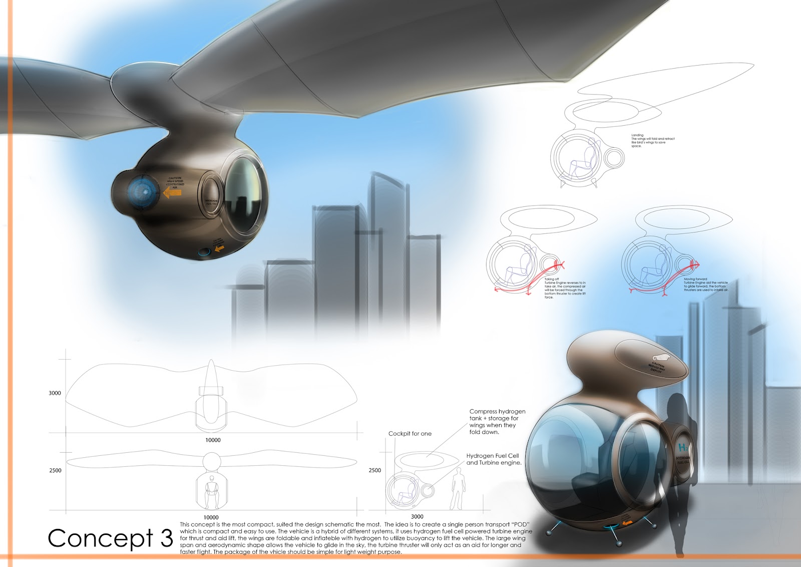 Runaway Prototype Design: Sketches & Renderings Section B