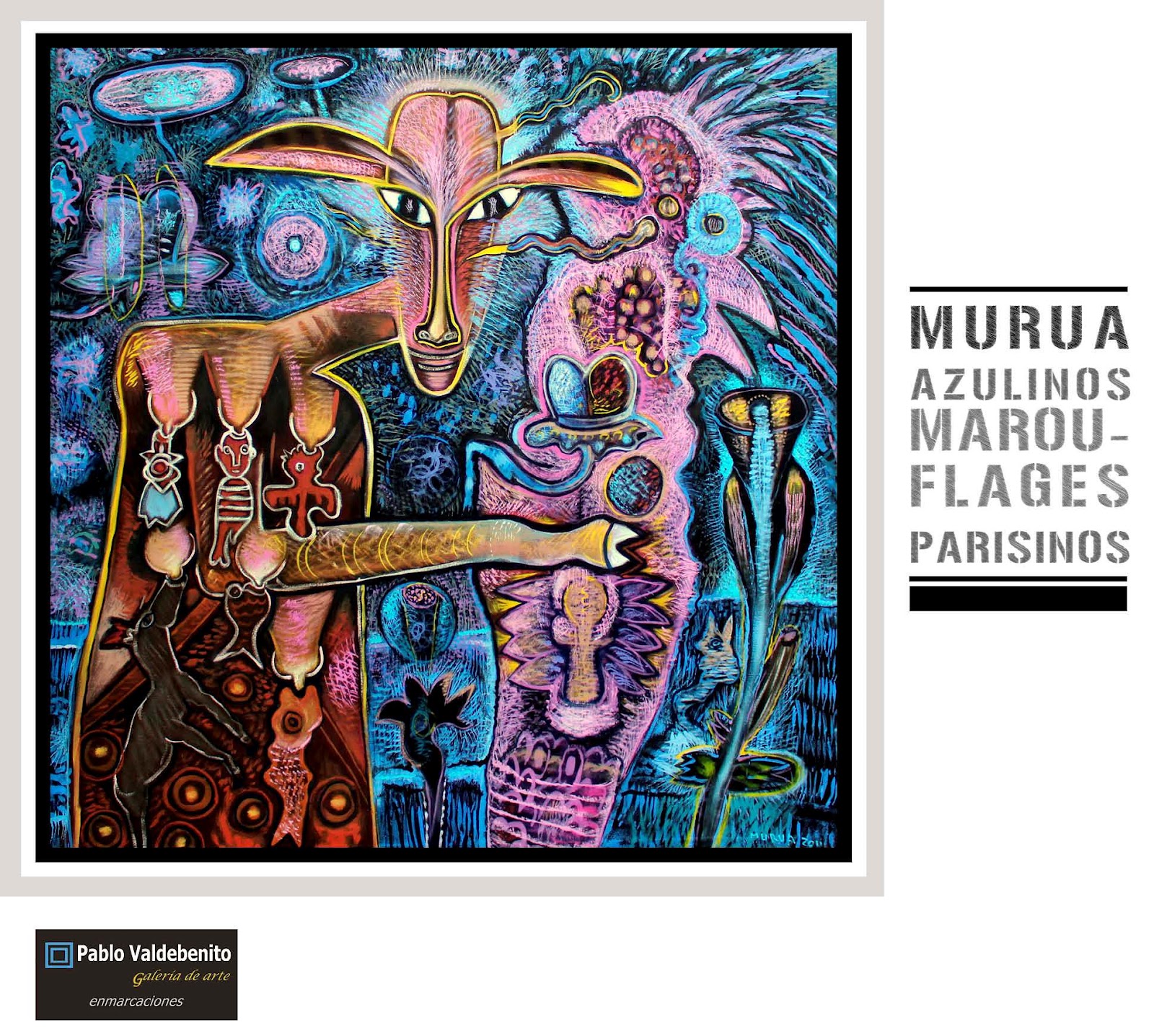 Noticias sobre Arte y Cultura: Mario MURUA. Exposición :Azulinos ...