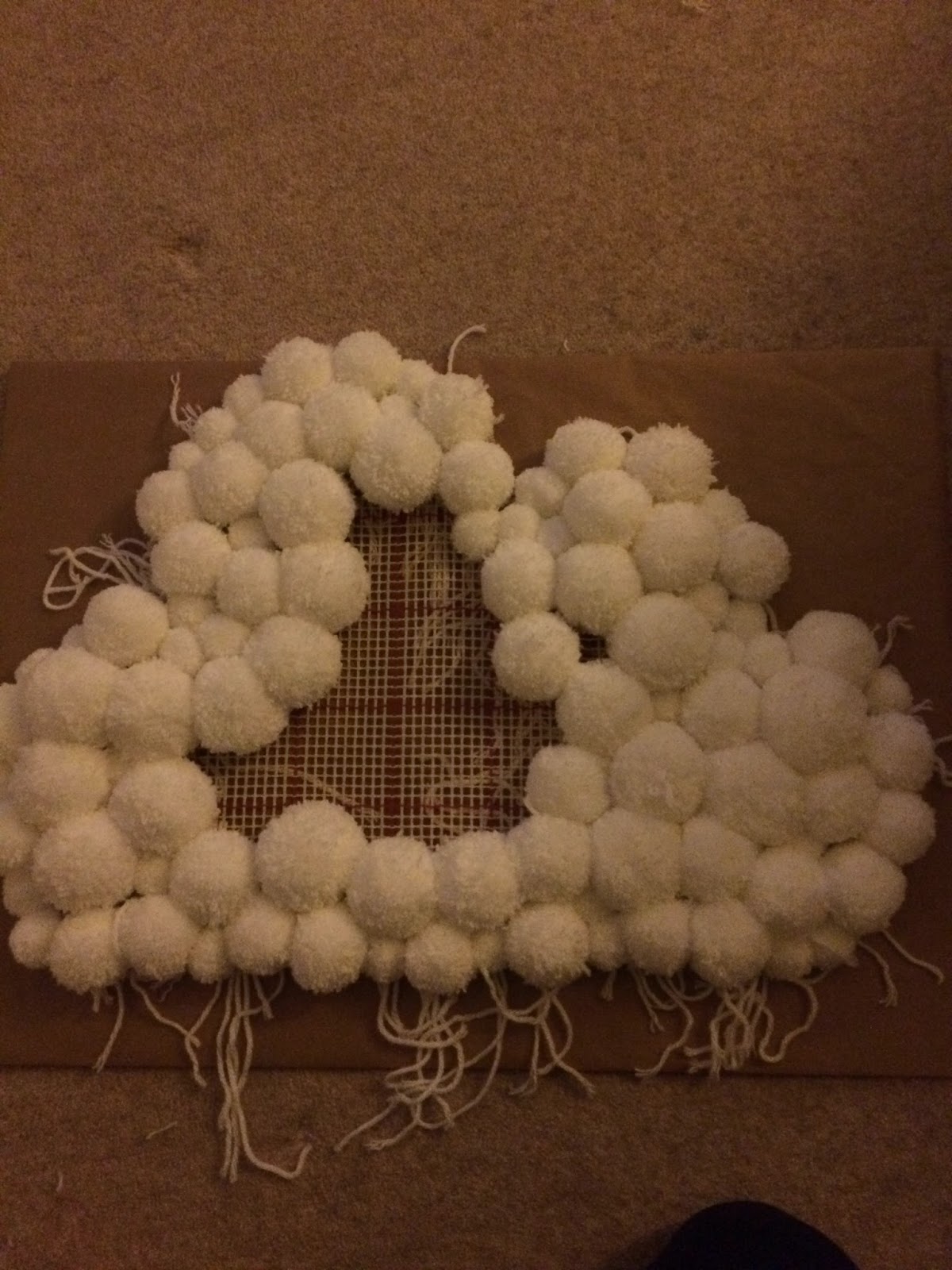 Winding the Bobbin Up : Pom-Pom Cloud Rug for Child's Bedroom DIY