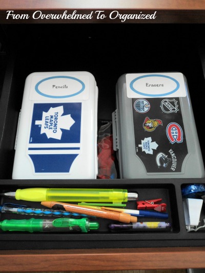 Organizing Ideas For The Weekend: Organizing School Supplies | From ...