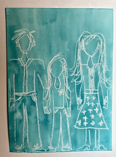 k a l a n i c u t: Creative Play: Wax Relief Watercolor