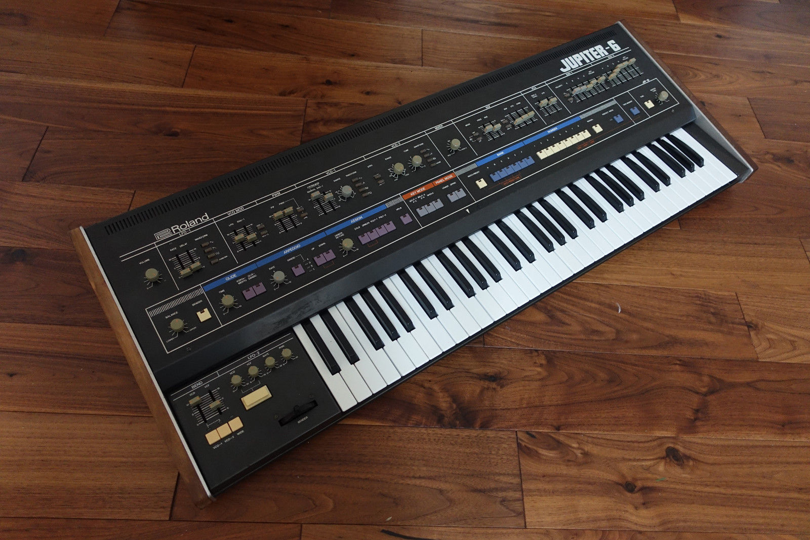 MATRIXSYNTH: Roland Jupiter 6 Synthesizer with Europa Mod + Wooden End ...