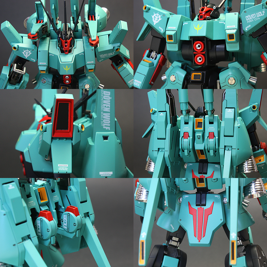 Hobbies Gundam: HGUC 1/144 AMX-014 Doven Wolf (ZZ Ver) - Painted Build