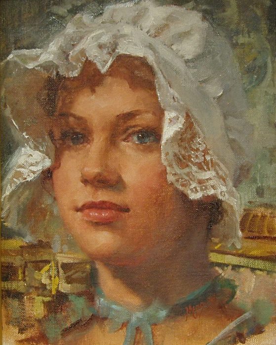 Painting of Colonial Era Meadow Gist artist, Colonial Era Meadow Gist ...