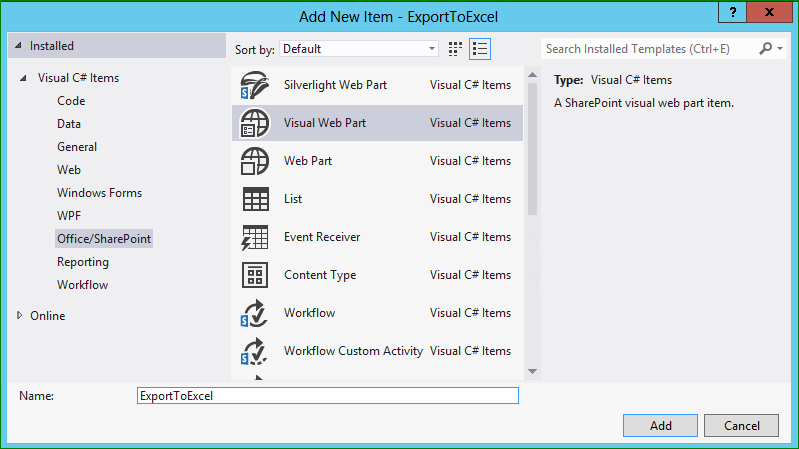 SharePoint Journey: Export SharePoint List to Excel